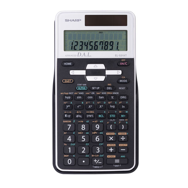Calculatrice SHARP, 273 fonctions (EL-531XTWH)-Sharp Électronique ...